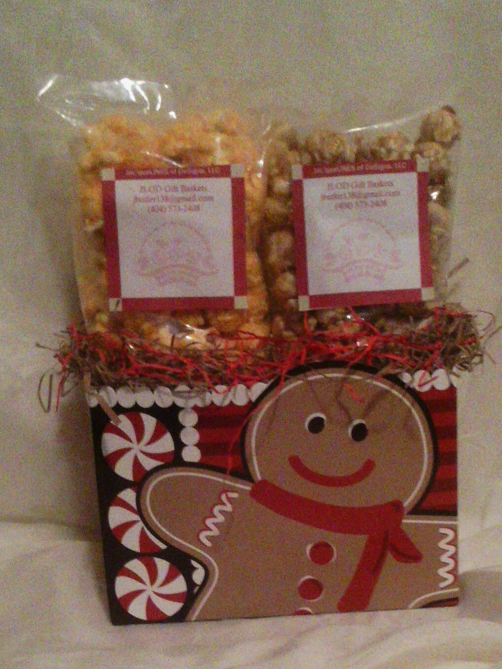 Gingerbread Man Holiday Gift Box