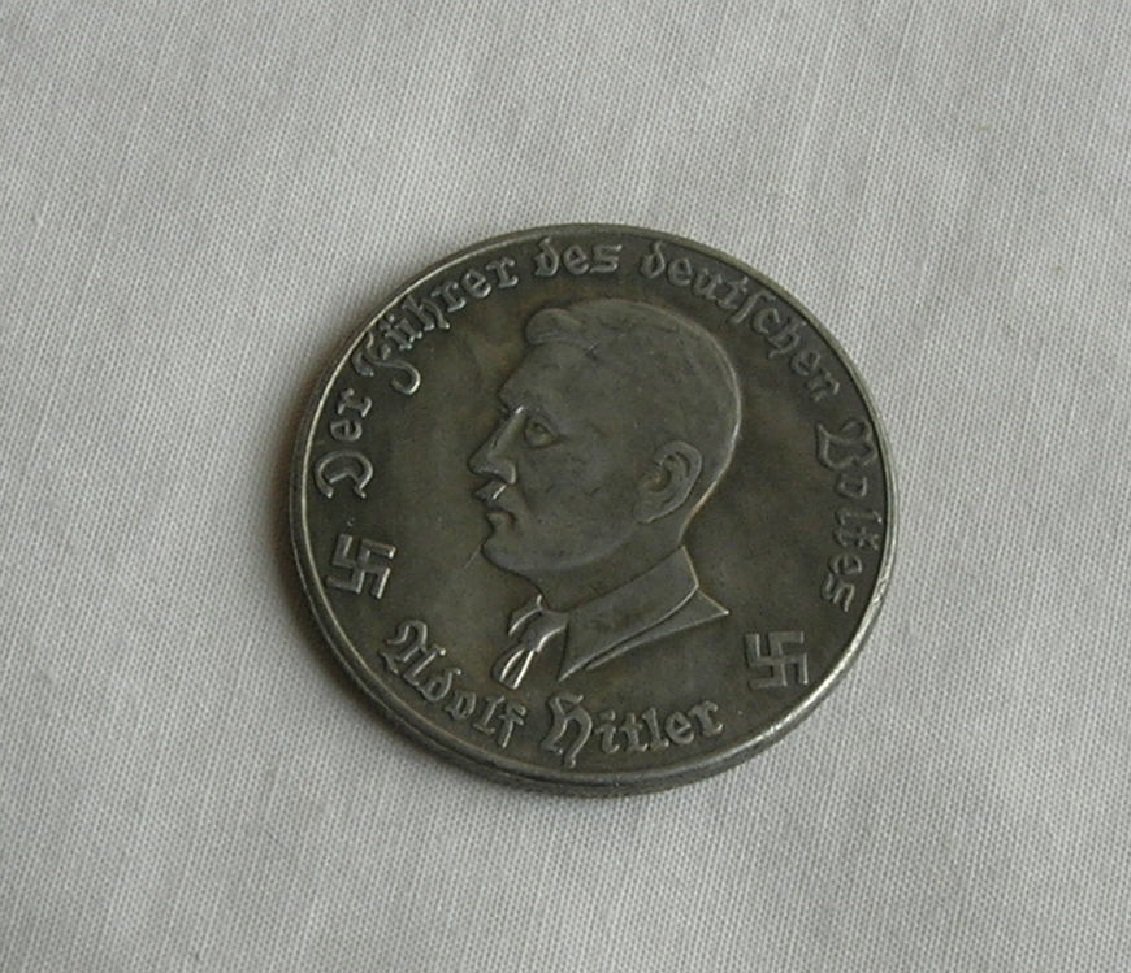 WW2 Hitler Nazi Germany 1 Schilling Rare Austria Anschluss Coin