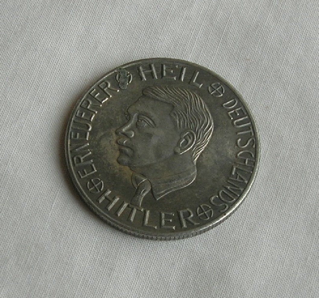 WW2 Hitler Nazi Germany 1 ReichsMark 1939 - 1942 Rare Donation Coin