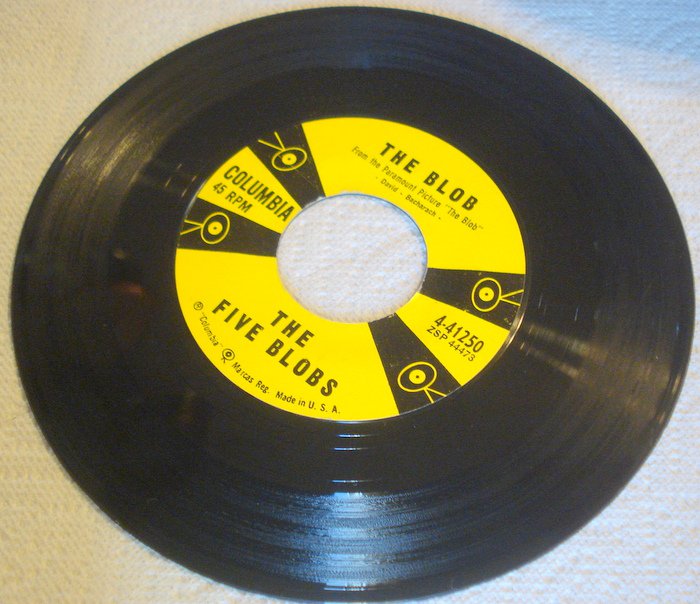 The Five Blobs The Blob RARE Mod Novelty 45 / LISTEN