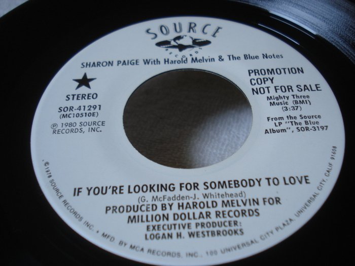 SHARON PAIGE & HAROLD & THE BLUE NOTES-PROMO-LISTEN