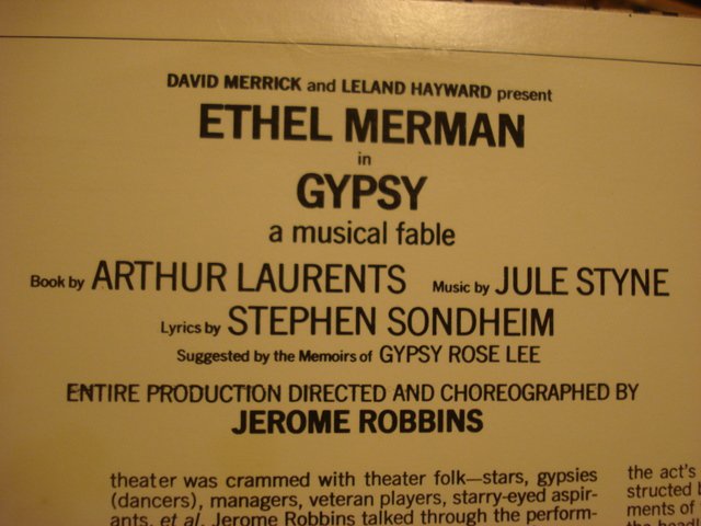 ETHEL MERMAN/GYPSY