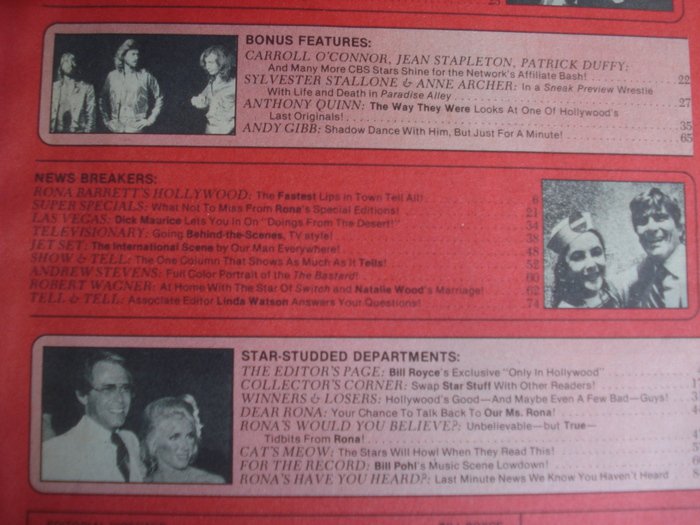 RONA BARRETT'S HOLLYWOOD/ ELVIS PRESLEY- 1978