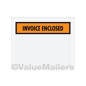 1000 4.5x6 (Invoice Enclosed front / Invoice Enclosed Packing List ...