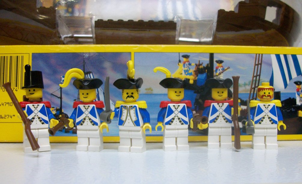 1989 Lego Pirate Caribbean Clipper set 6274 instructions box incomplete ...