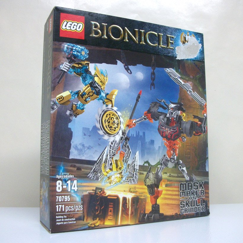 Lego Bionicle Mask Maker vs Skull Grinder set 70795 - 171 pcs 2015