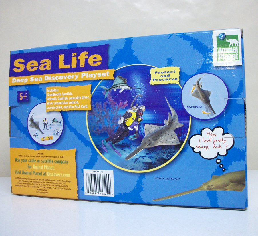 TRU Sawfish Deep Sea Discovery playset Animal Planet life sailfish Toys ...
