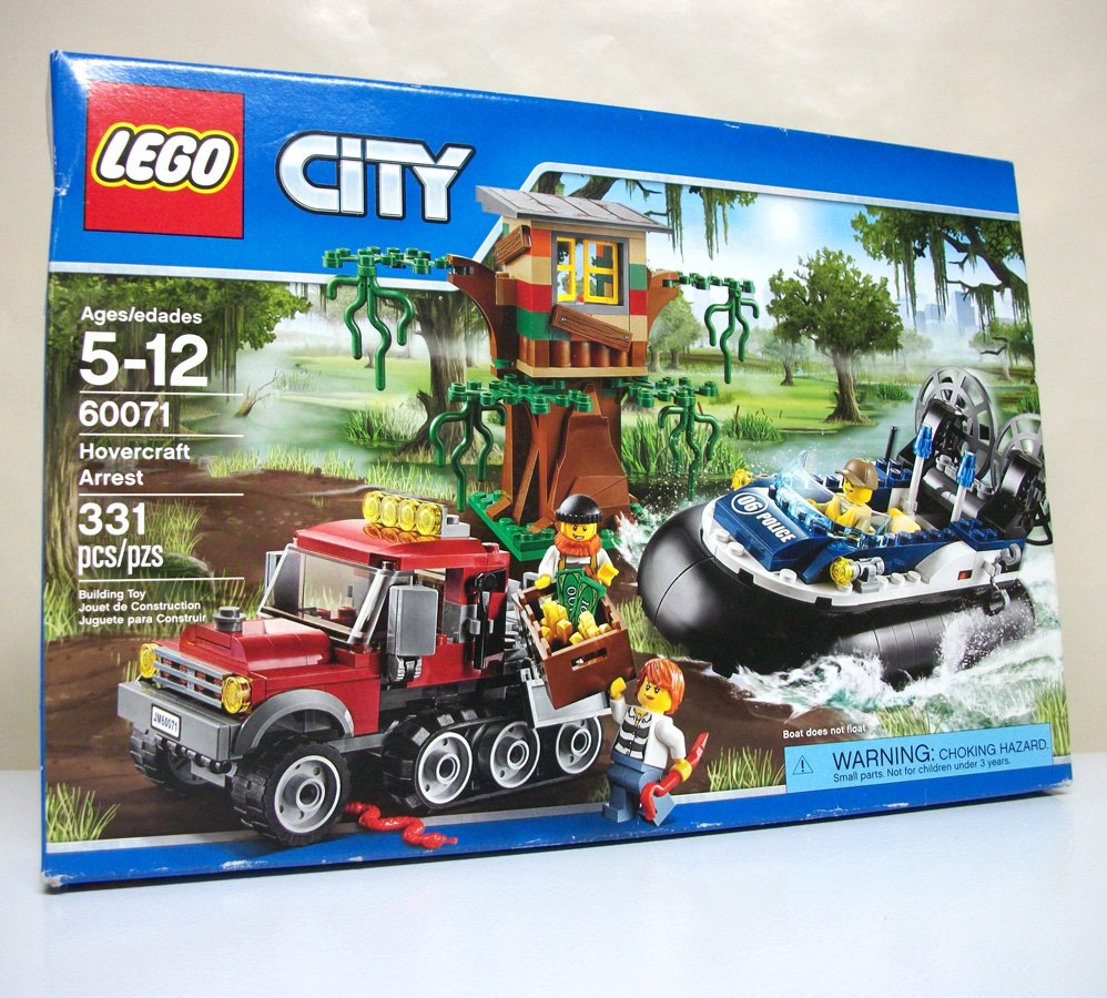 Hovercraft Arrest Lego City 60071 set swamp hideout crooks police ...