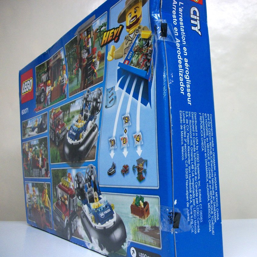 Hovercraft Arrest Lego City 60071 set swamp hideout crooks police ...