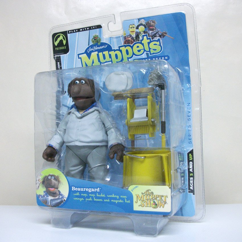 2004 Muppet Show Beauregard figure Series 7 janitor stagehand Palisades ...