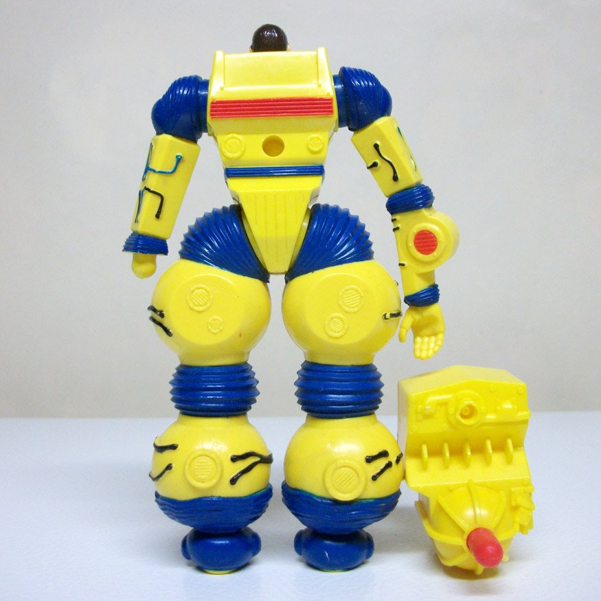 1986 Inhumanoids vintage Liquidator figure yellow mech suit backpack ...
