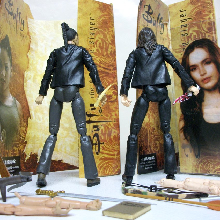 Buffy Faith, Kendra loose figures 2007 Graduation Day Becoming the ...