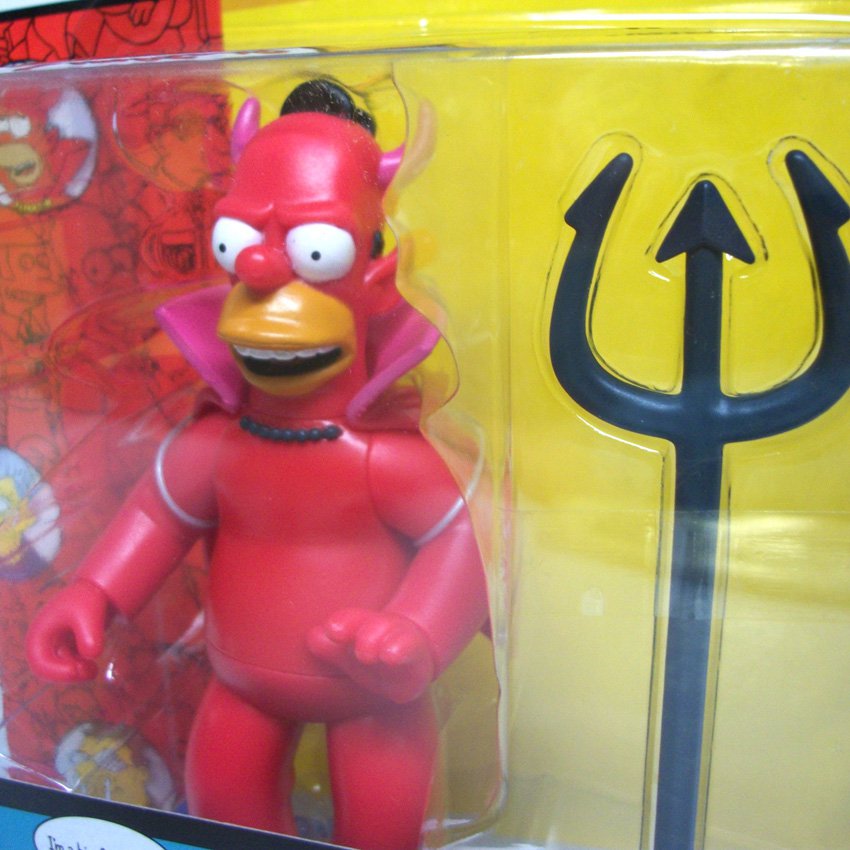 Evil Homer WOS Simpsons series 16 world of springfield devil demon ...