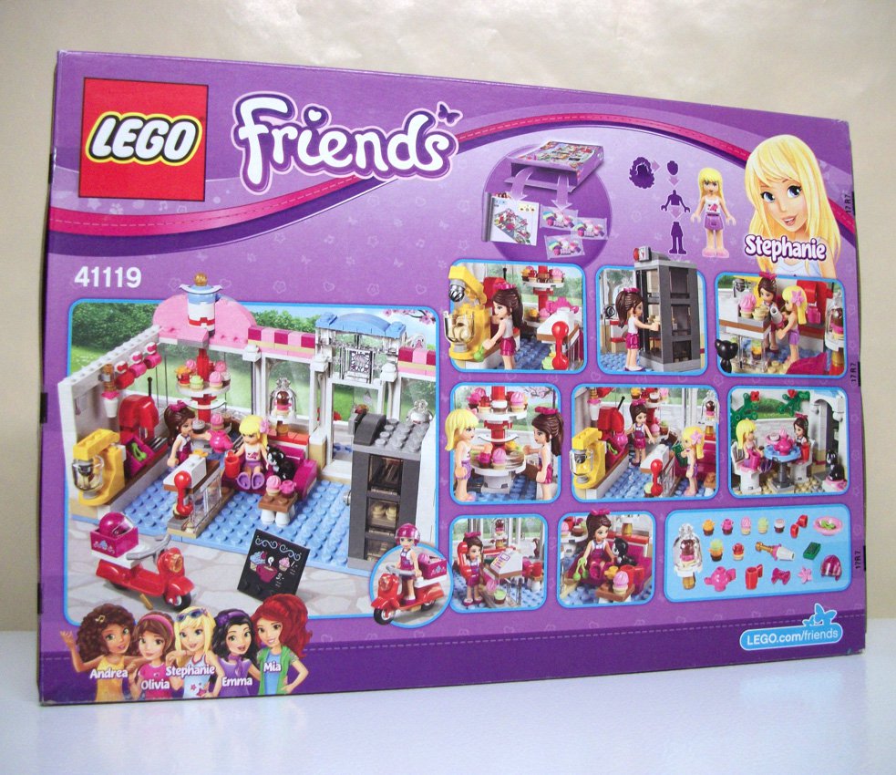 Heartlake Cupcake Cafe Lego Friends 41119 new sealed set 439 pc bakery ...
