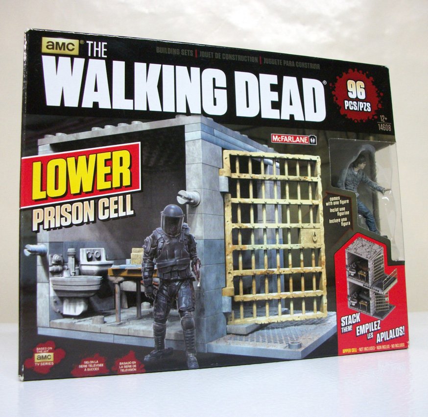 Lower Prison Cell Walking Dead Carl Swat Zombie 96 pc building set ...