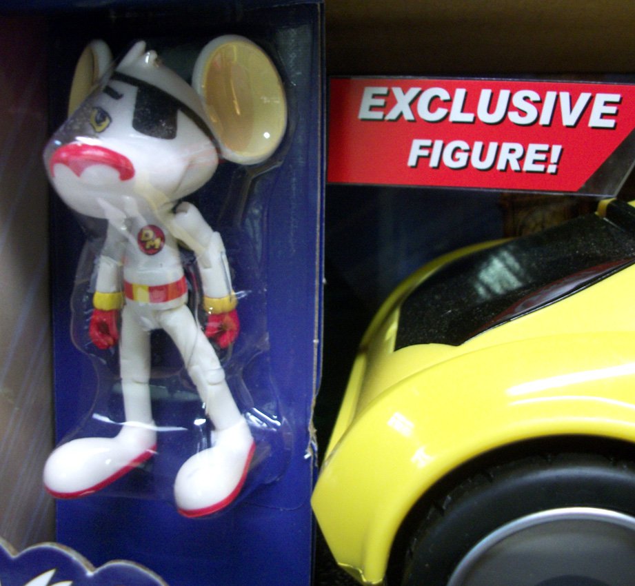 Danger Mouse Mark IV car plane vehicle set pop out wings transforms ...