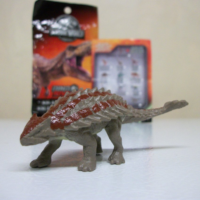 Jurassic World dino rivals Ankylosaurus mini dinosaur action park club ...