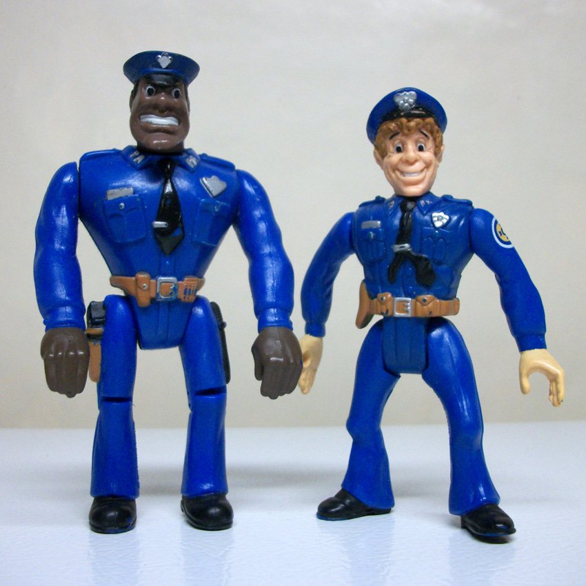 1988 Kenner Police Academy Mahoney & Hightower lot of 2 vintage movie ...