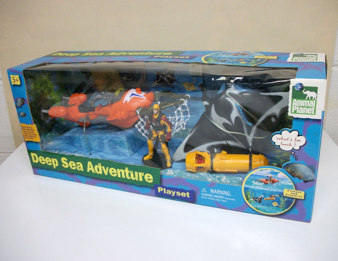 Manta Ray playset TRU Animal Planet Deep Sea Adventure whipray diver ...