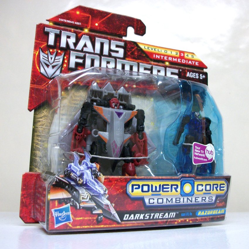 Darkstream Power Core Combiners w/ Razorbeam Transformers jet minicons ...