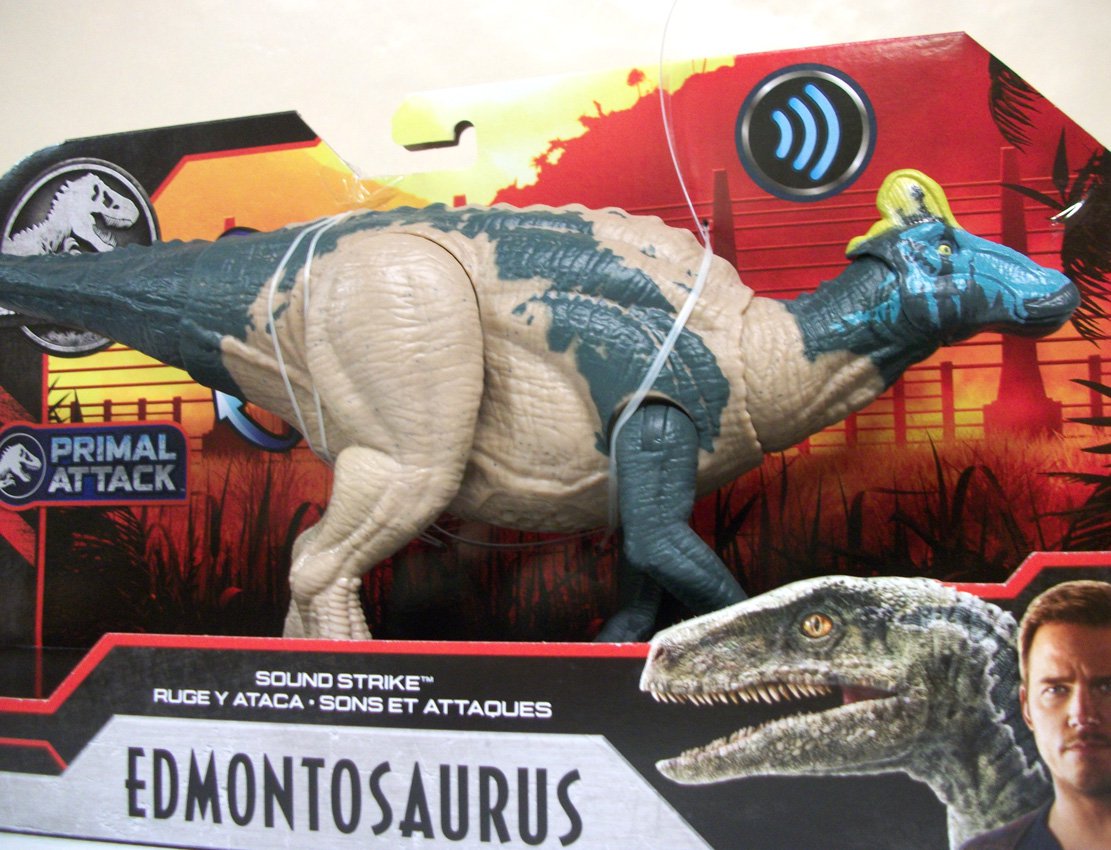 Jurassic World dino Edmontosaurus Sound Strike dinosaur roar duck bill ...