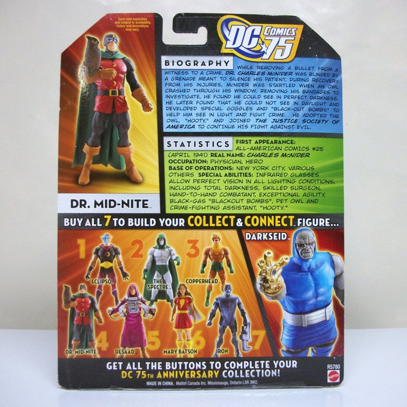 DCUC Dr. Mid-Nite JSA Darkseid wave 12 DC Universe Classics w/ hooty ...