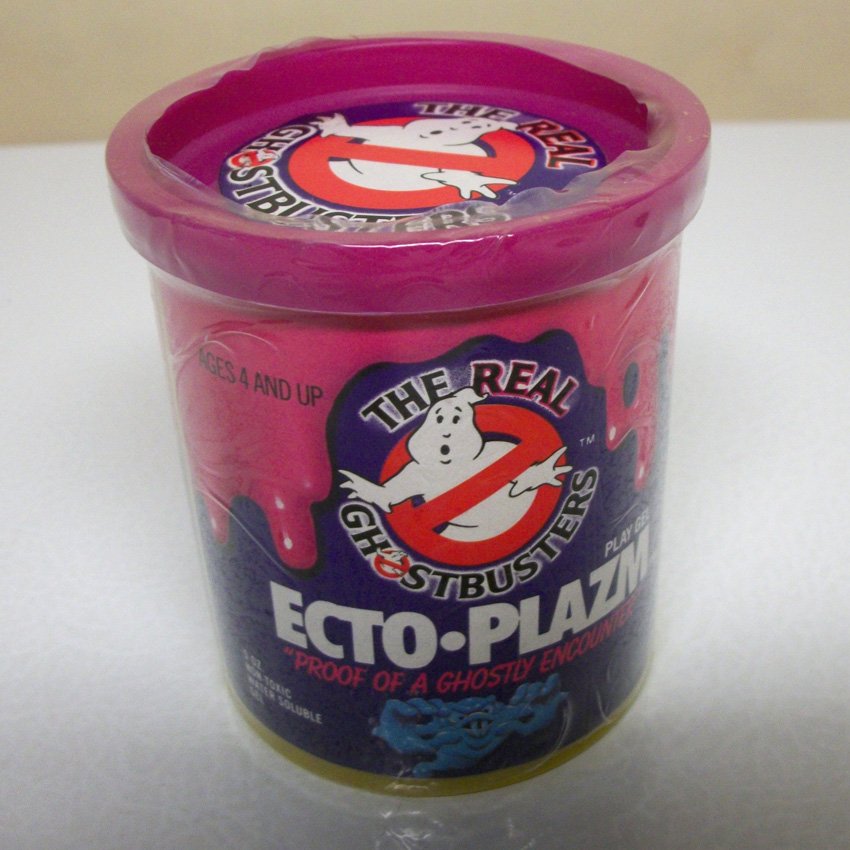 Real Ghostbusters Ecto-Plazm vintage purple play gel sealed slime plasm ...