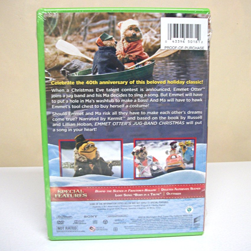 Emmet Otter's Jug-Band Christmas 40th anniversary DVD new sealed jim ...