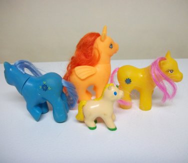 Fakies My Little Pony figures lot of 4 knockoffs knock off ko soma MLP