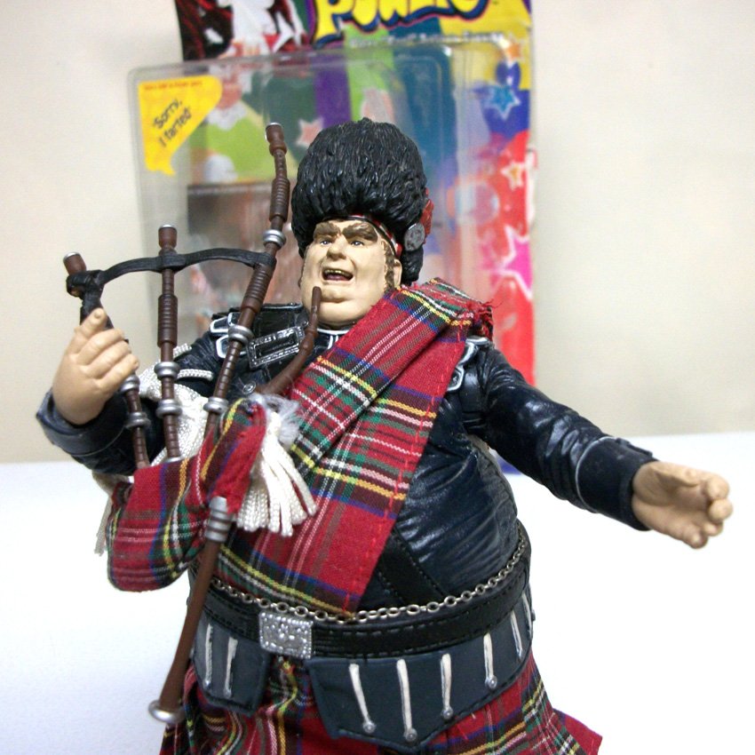 Austin Powers Fat Man loose figure complete packaging talking mike ...