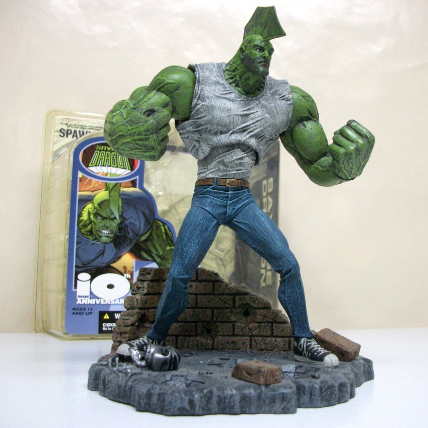 Savage Dragon 10th Anniversary Image loose figure complete packaging ...