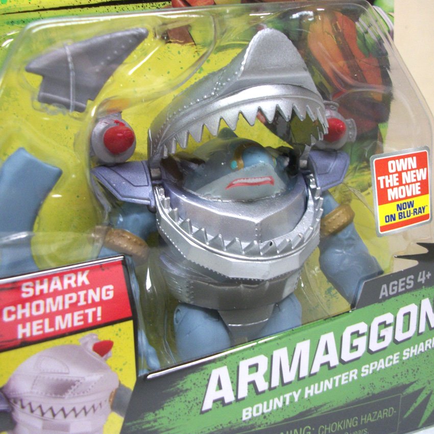 5" Armaggon TMNT bounty hunter space shark figure Teenage Mutant Ninja ...