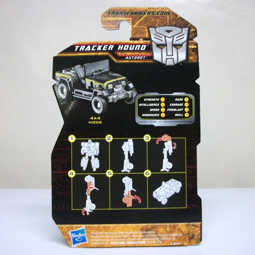 2010 Transformers Tracker Hound hunt for deceptions Legends Class ...