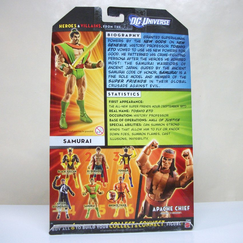 DCUC Samurai 6" Wave 18 figure DC Universe Classics no apache chief ...
