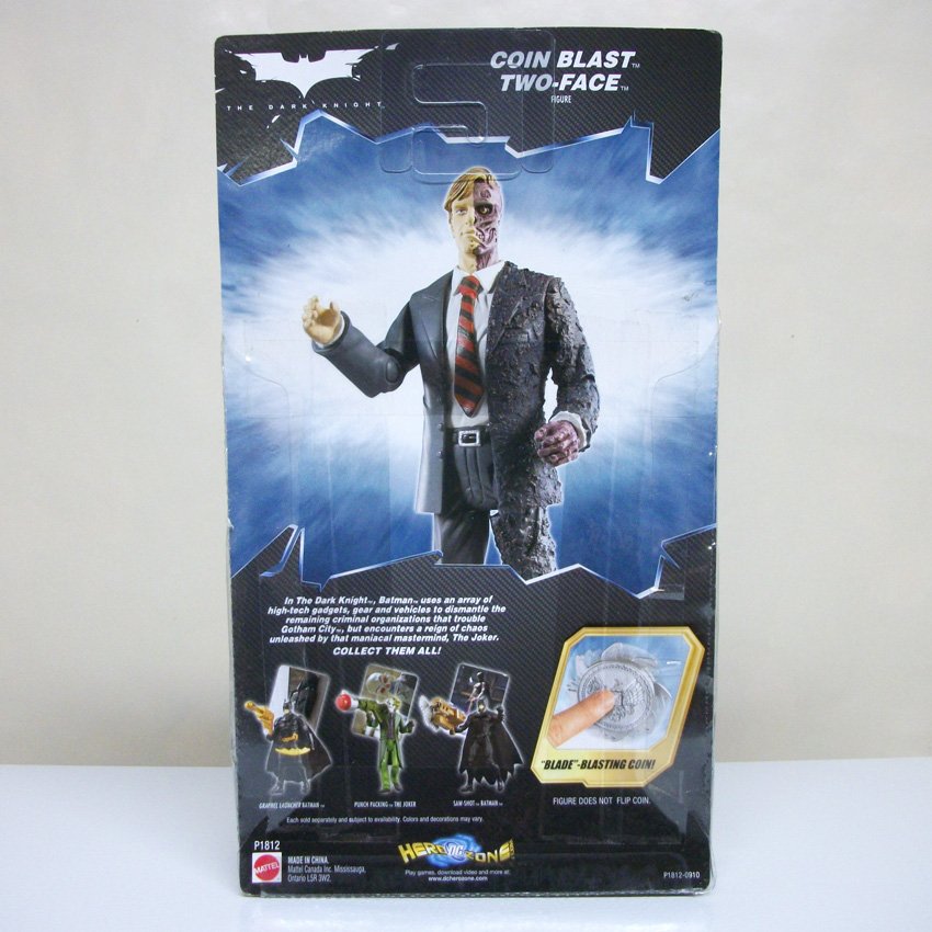 Two-Face 5" The Dark Knight Coin Blast batman movie figure begins DC ...