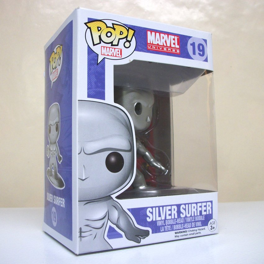 Funko Pop! Silver Surfer 19 vinyl figure bobble head Series 2 Marvel ...