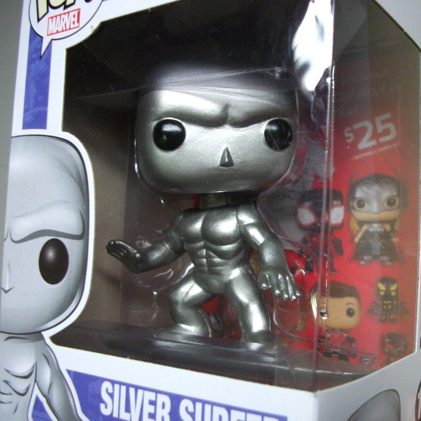 Funko Pop! Silver Surfer 19 vinyl figure bobble head Series 2 Marvel ...