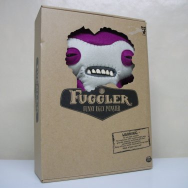 Fuggler Lil' Demon 12" purple & gray plush doll monster teeth new funny ...