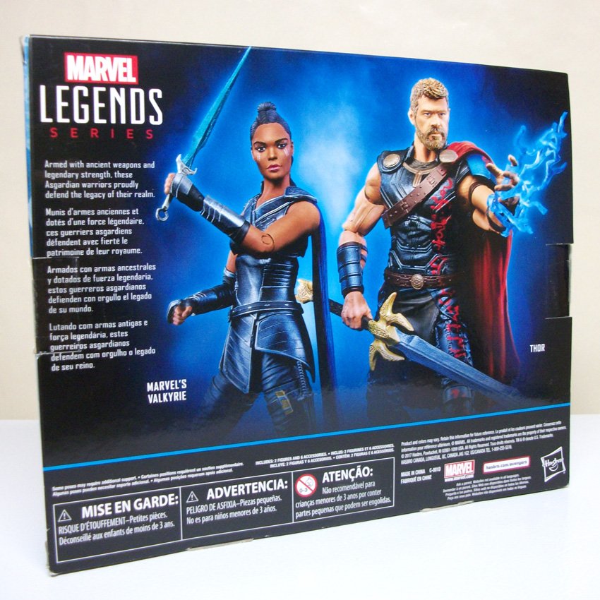 Thor & Valkyrie Ragnarok Marvel Legends 2-pack movie avengers endgame ...