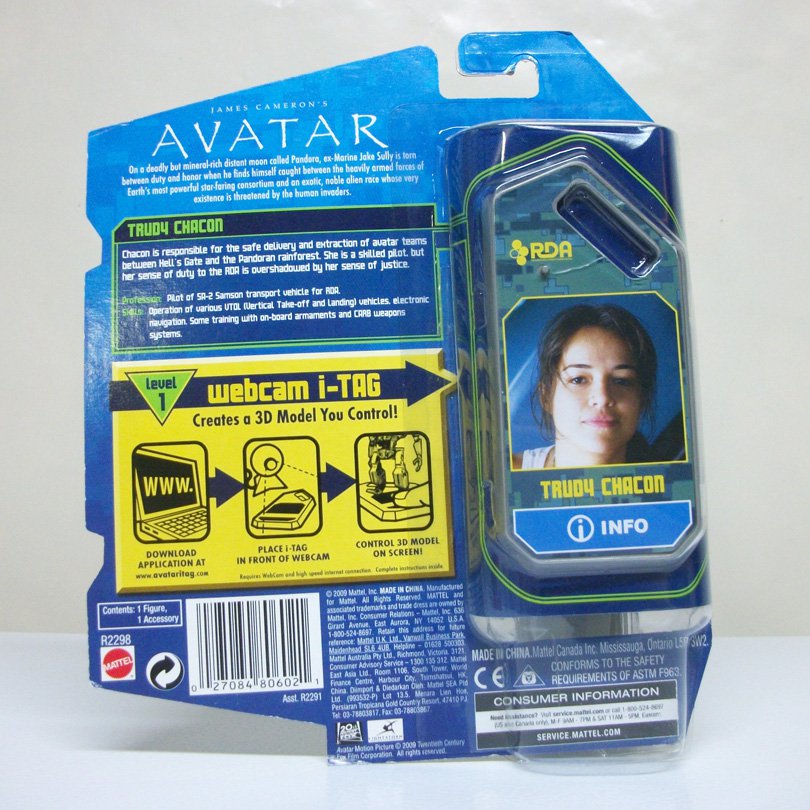 Trudy Chacon pilot samson Avatar 4" figure human James Cameron's movie ...