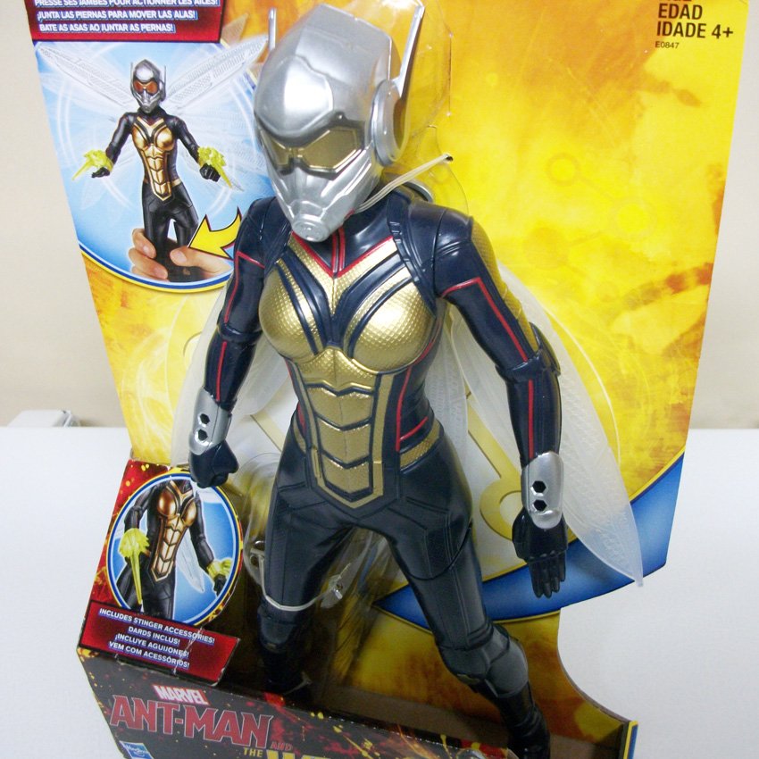 Wasp 12" figure toy wing fx movie Ant-Man and the super heroes Marvel ...