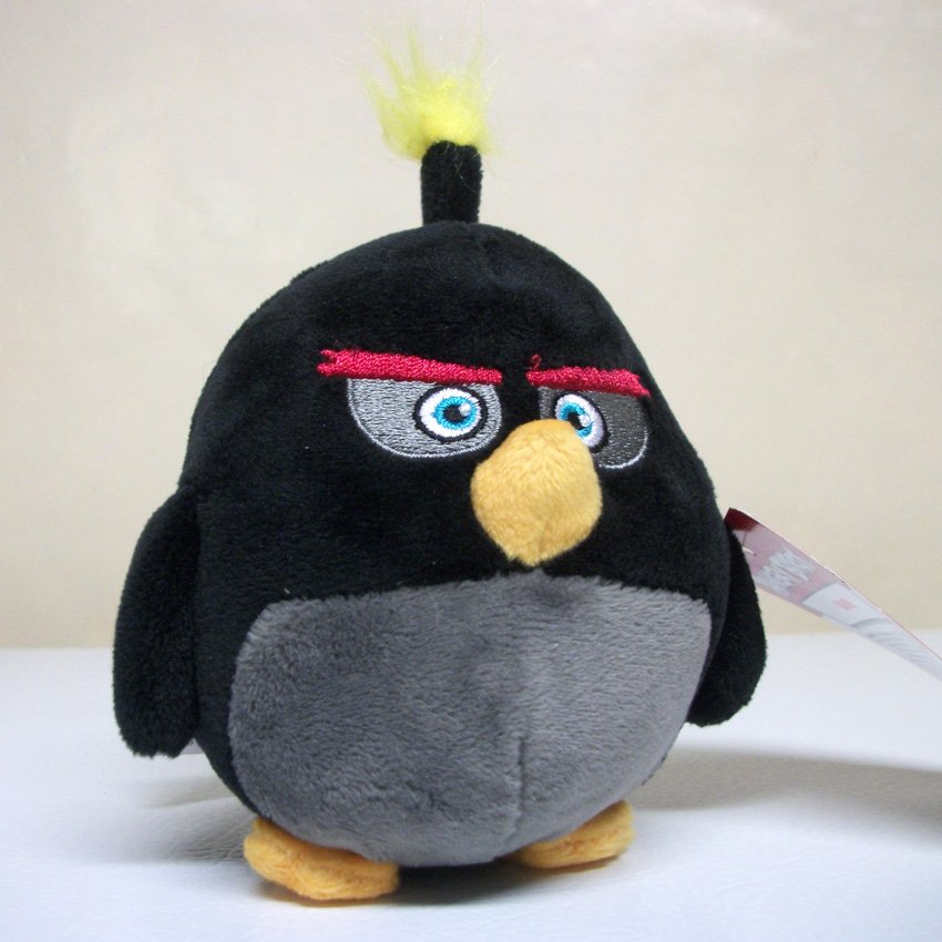 Angry Birds Bomb 4" plush doll Russ Toys squishy black explore tags 2019