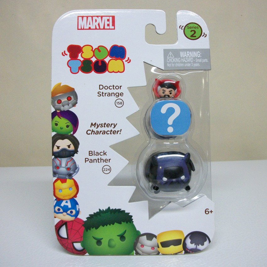 Marvel Tsum Tsum Black Panther 3 pack series 2 doctor strange Disney ...