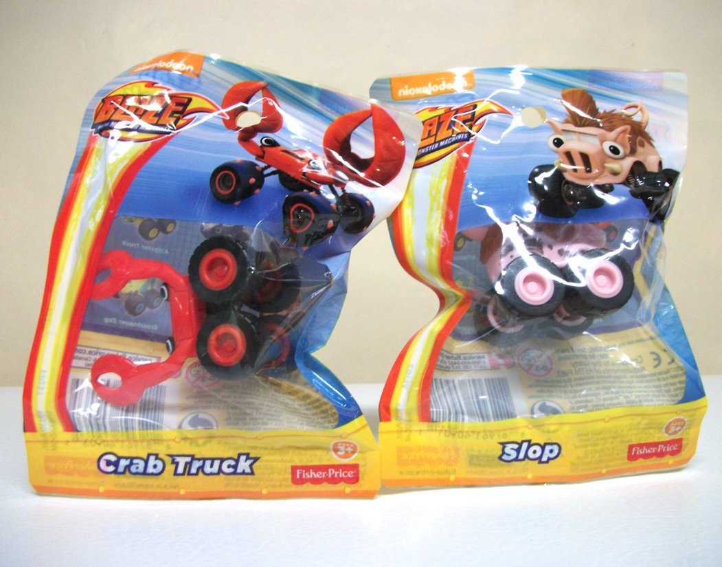 Nick Jr Blaze Slop & Crab Truck and the Monster Machines mini vehicles ...