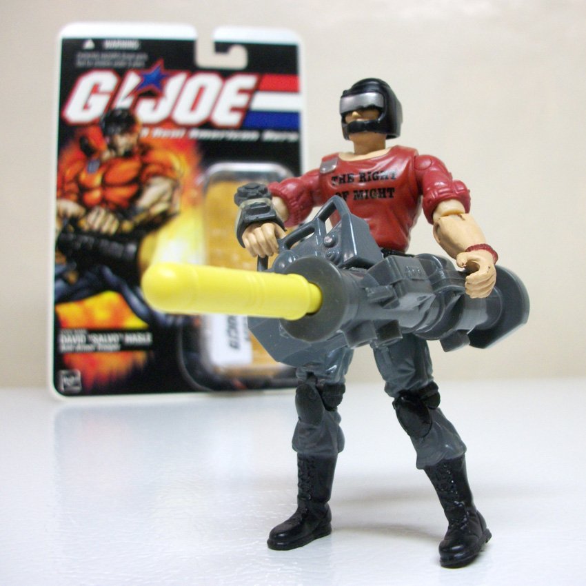 G.I. Joe Salvo v2 figure david hasle missing gun gijoe version 2 direct ...