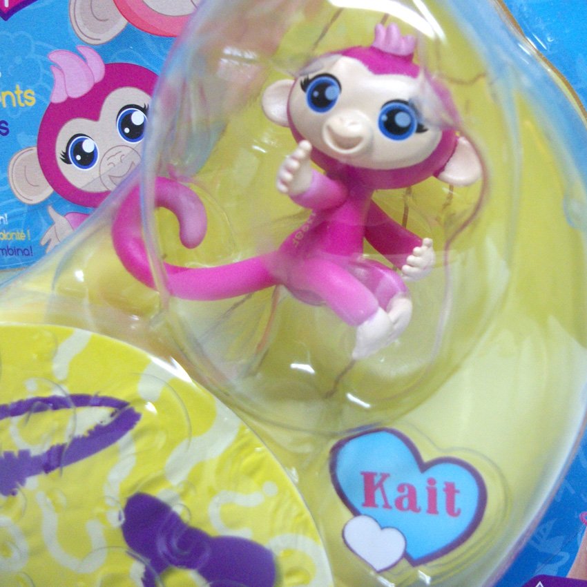 Fingerlings Minis 5-pc set Kait magenta monkey 3 figurines series 1 ...
