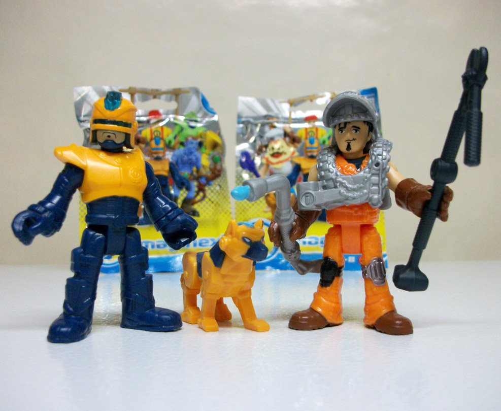 Imaginext Robocop & Welder blind bag figures lot judge dredd dog chop ...