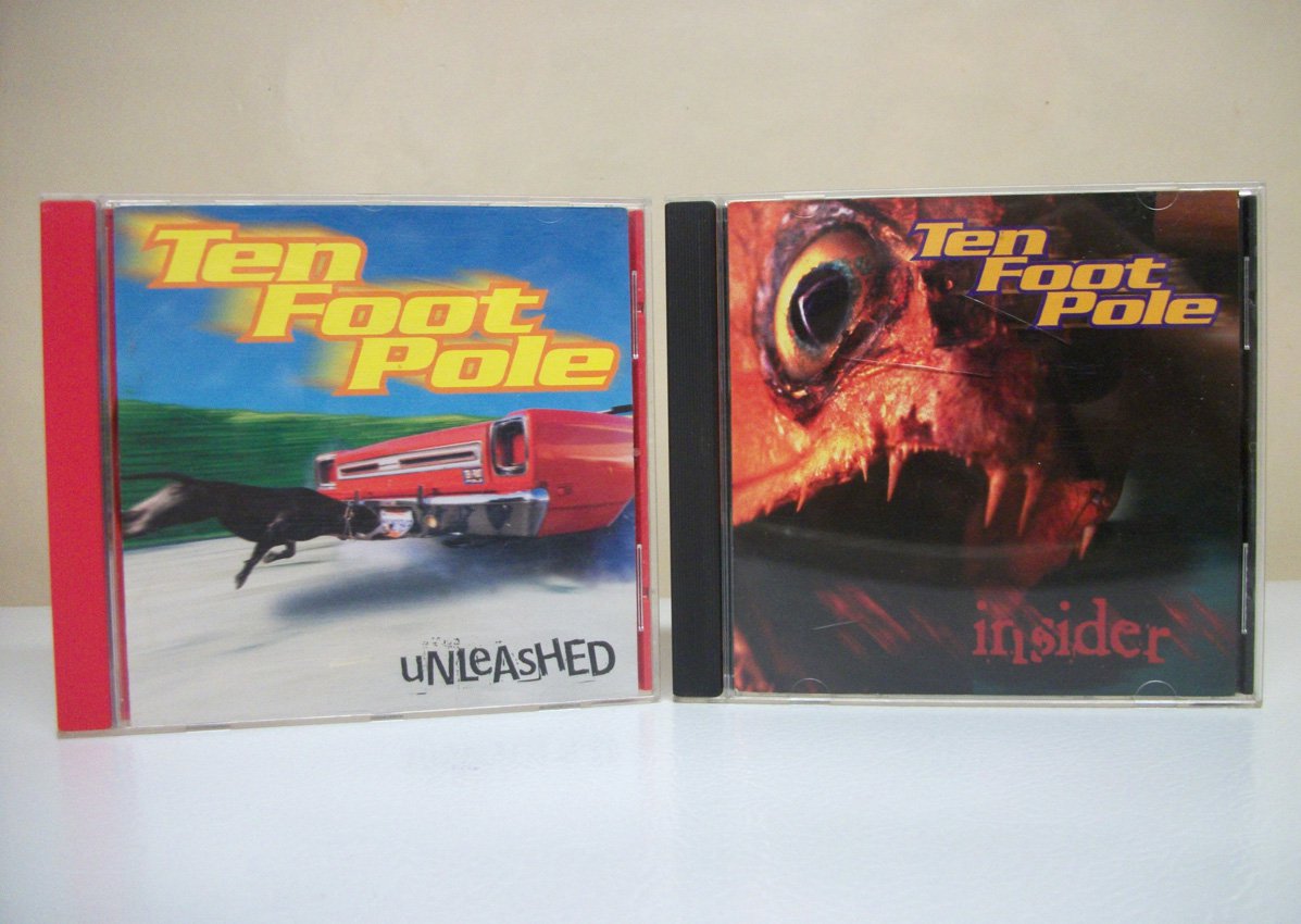 Ten Foot Pole CD Lot - Unleashed & Insider punk rock 10 Epitaph Records ...
