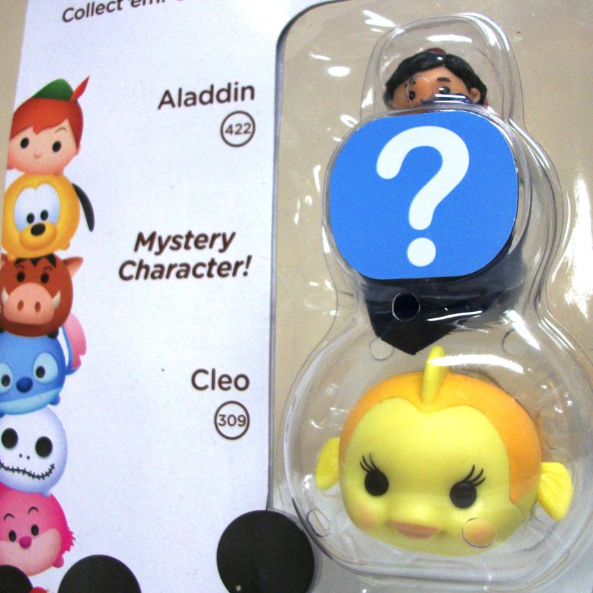 Disney Tsum Tsum Cleo 3 pack toys series 4 aladdin goldfish pinocchio ...
