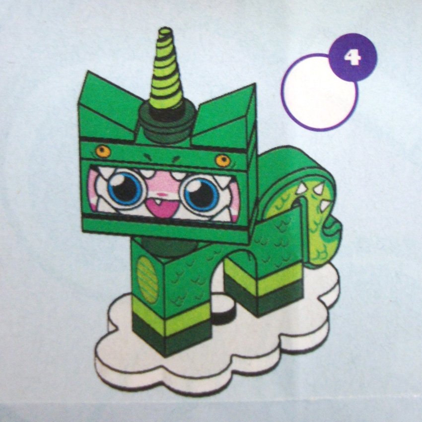 Dinosaur Unikitty mini figure Lego 41775 series 1 minifigure blind bag ...